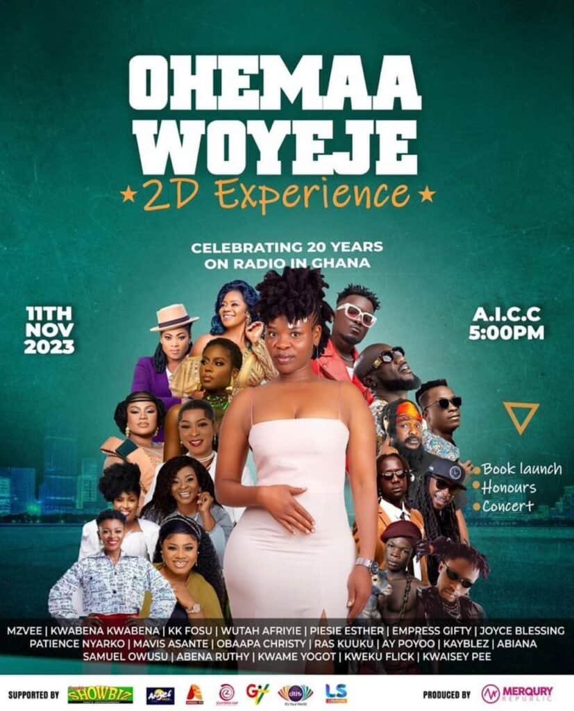 Ohemaa Woyeje Celebrates 20 Years On Radio - Theirson Diary