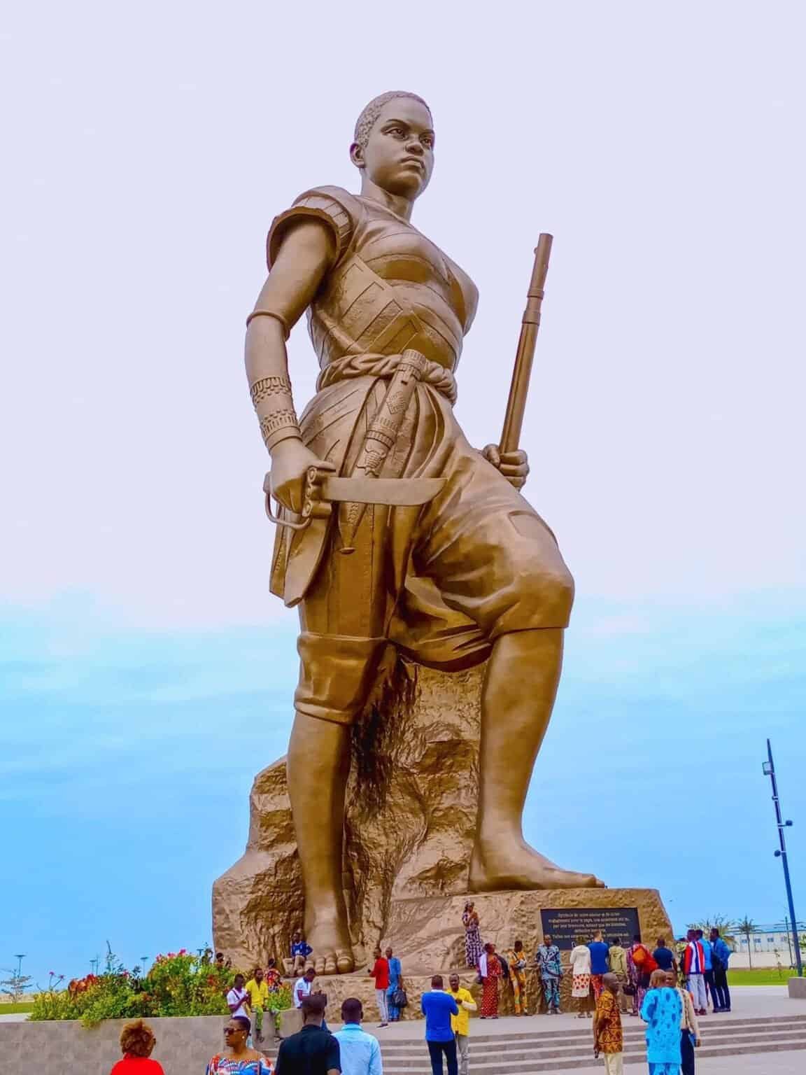 The majestic Amazon Statue in Benin - Theirson Diary