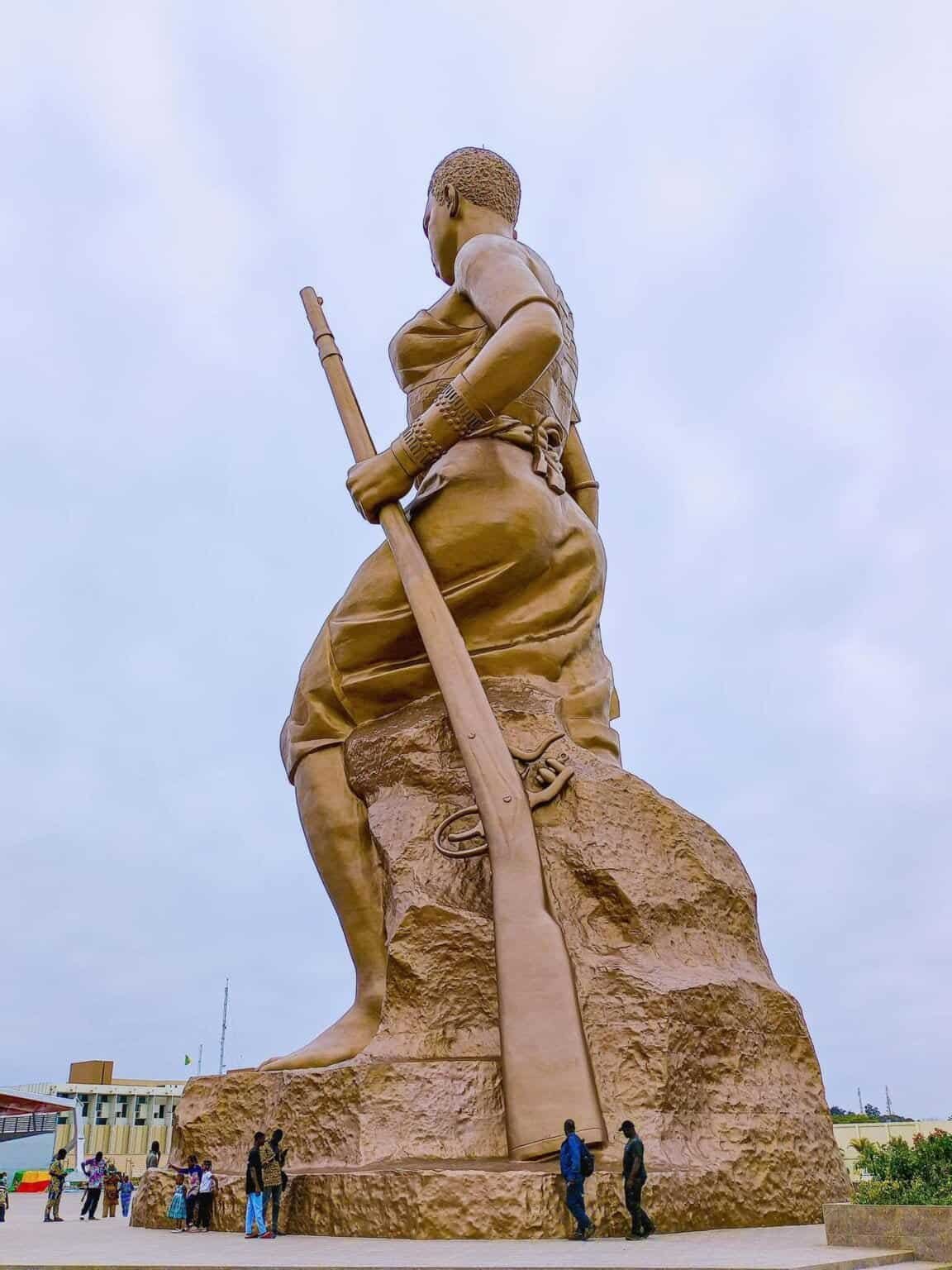 The majestic Amazon Statue in Benin - Theirson Diary